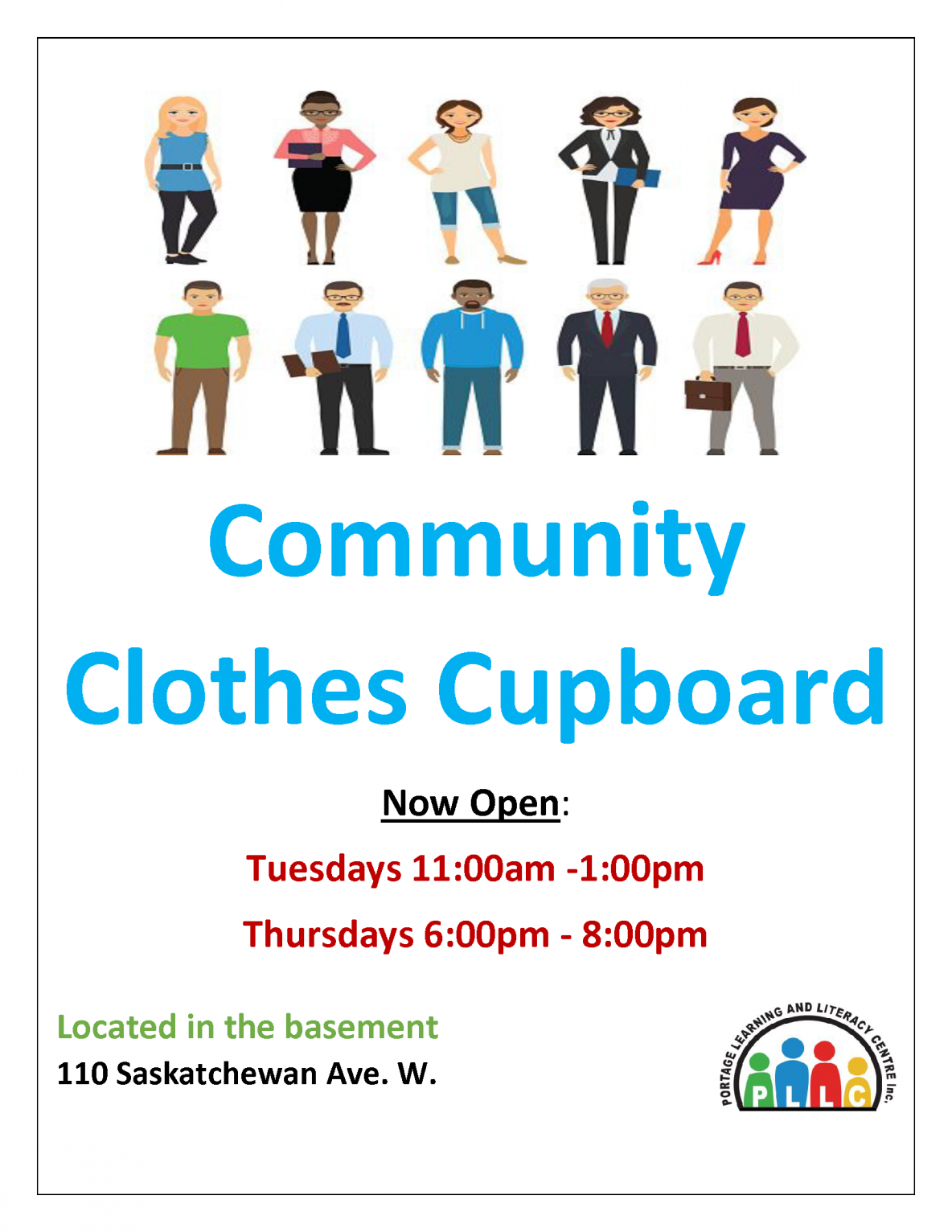 Community Clothes Cupboard - NOW OPEN! | Portage Learning and Literacy ...