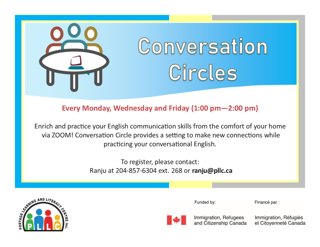 Conversation Circles | Portage Learning and Literacy Centre - Providing ...