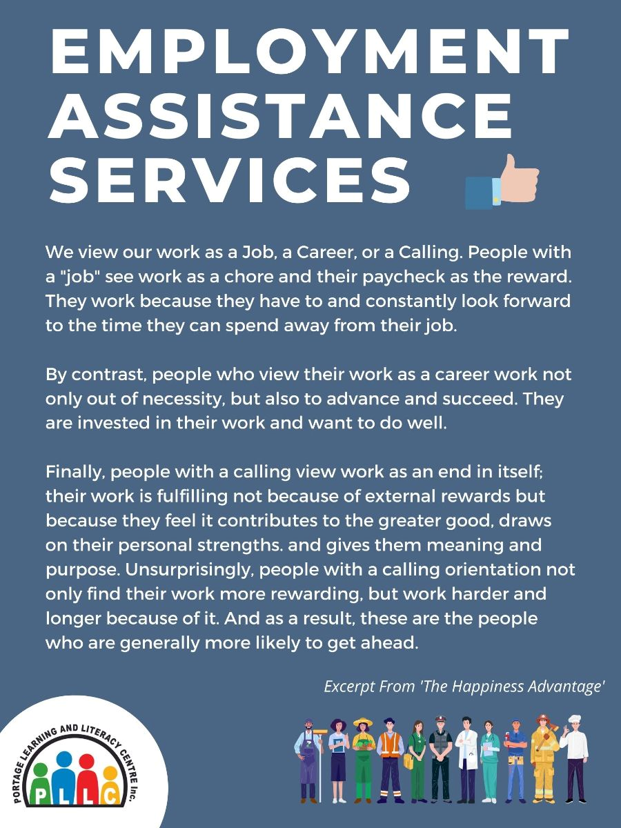 Employment Assistance Services | Portage Learning and Literacy Centre ...
